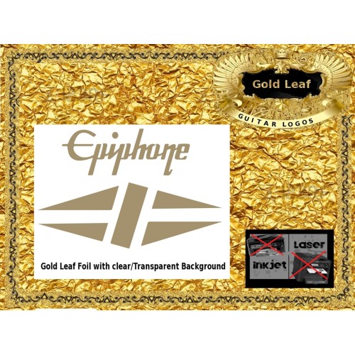 Guitar Decals Restoration Logos - Epiphone Gibson Guitar Decal 137g