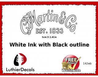 Guitar Decals Restoration Logos - Martin & Co.