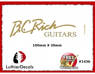 Guitar Decals Restoration Logos - B.C. Rich Guitar Decals