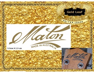 Guitar Decals Restoration Logos - Maton