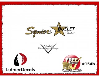 Guitar Decals Restoration Logos - Squier Decals