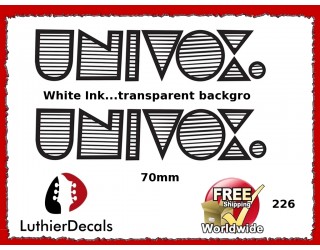 Guitar Decals Restoration Logos - Univox