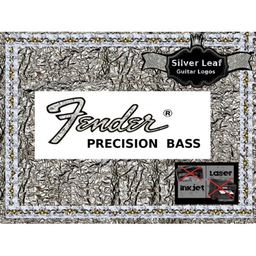 Guitar Decals Restoration Logos - Fender Precision Bass Guitar Decal 23s