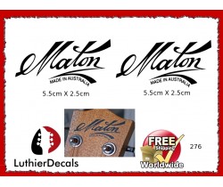 Guitar Decals Restoration Logos - Maton