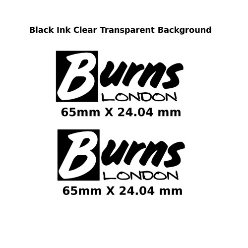 Guitar Decals Restoration Logos - Burns Guitar Decal Metal Laser 291