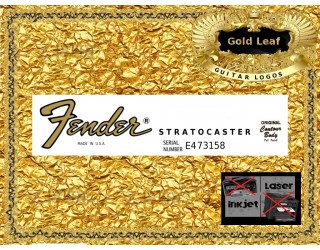 Guitar Decals Restoration Logos - Fender Stratocaster Decals