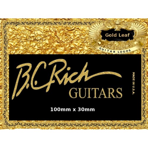 Guitar Decals Restoration Logos - B.C. Rich Guitar Decal #57g Copy