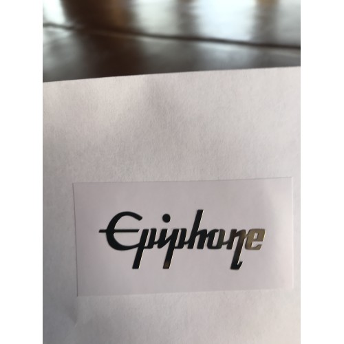 Guitar Decals Restoration Logos - Epiphone Guitar Decal Chrome Laser ...