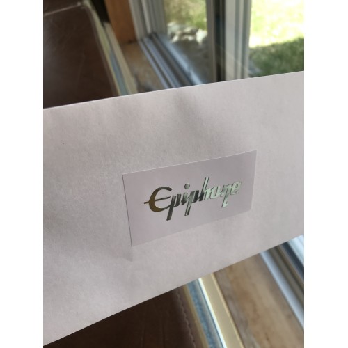 Guitar Decals Restoration Logos - Epiphone Guitar Decal Chrome Laser ...