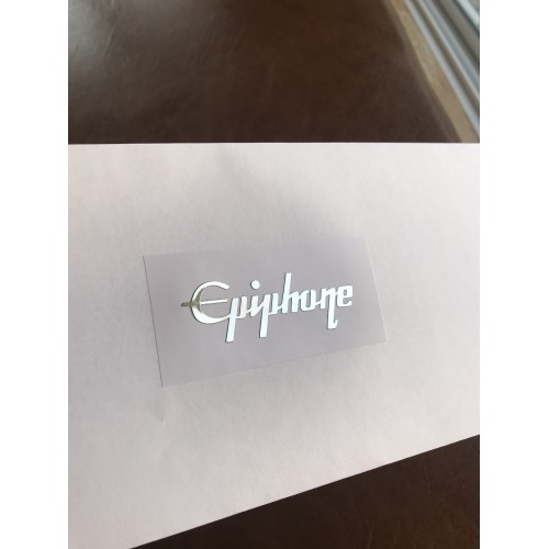 Guitar Decals Restoration Logos - Epiphone Guitar Decal Chrome Laser ...