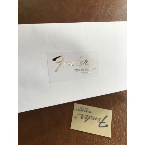 Guitar Decals Restoration Logos - Fender Telecaster 3D Metal Guitar ...