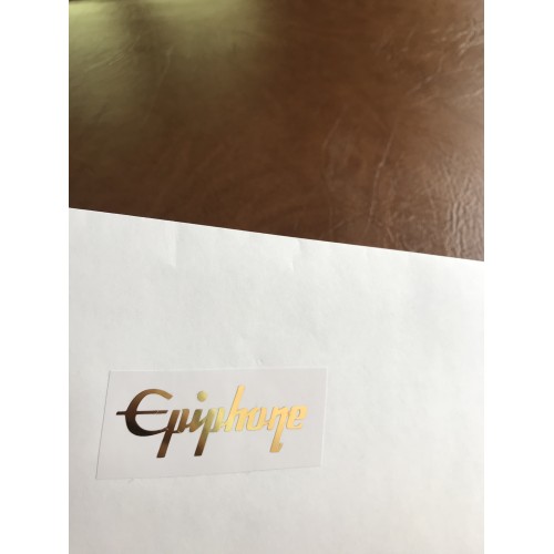 Guitar Decals Restoration Logos - Epiphone Guitar Decal Chrome Laser ...