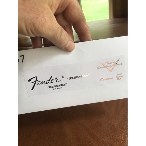 Guitar Decals Restoration Logos - Fender Telecaster 3D Metal Guitar ...