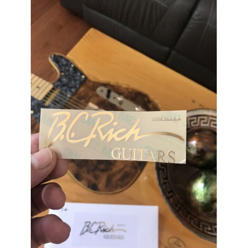 Guitar Decals Restoration Logos - BC Rich guitar Decal 3D laser Metal ...