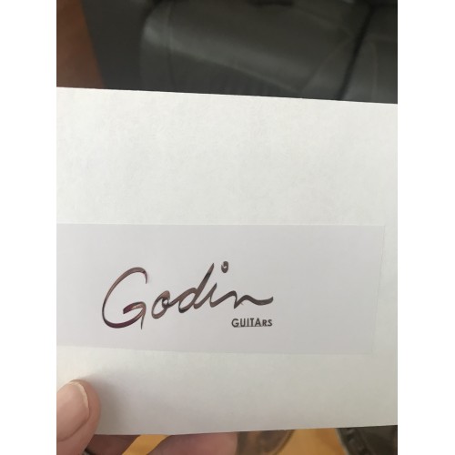 Guitar Decals Restoration Logos - Godin Guitar Decal M63b