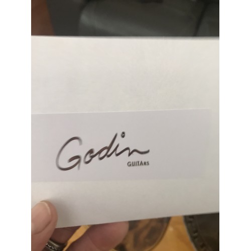Guitar Decals Restoration Logos - Godin Guitar Decal M63b