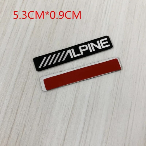 Guitar Decals Restoration Logos - Alpine Guitar Speaker Decal Metal M120-1