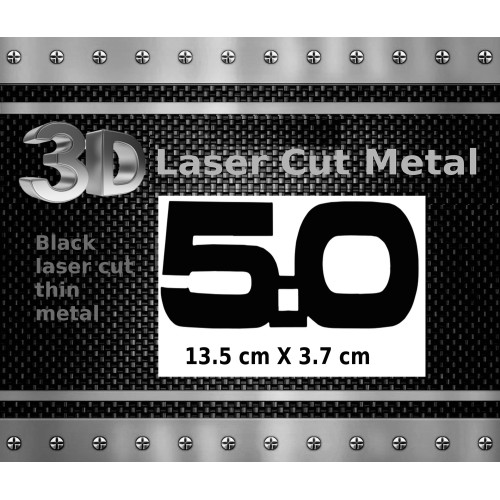 Guitar Decals Restoration Logos - Mustang 5.0 Speaker Decal Metal M129-1