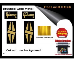 Guitar Decals Restoration Logos - Gibson Stickers