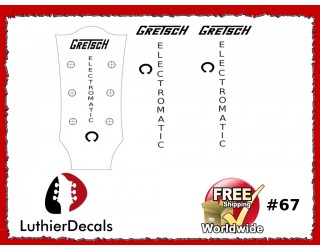 Guitar Decals Restoration Logos - Gretsch Decals