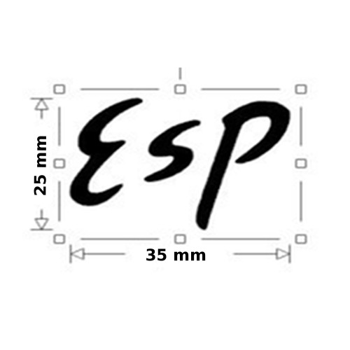 Guitar Decals Restoration Logos - ESP Guitar Decal m96
