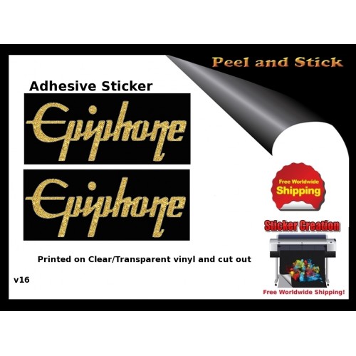 Guitar Decals Restoration Logos - Epiphone Guitar Decal v16