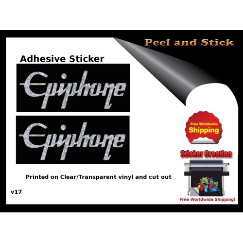 Guitar Decals Restoration Logos - Epiphone Guitar Decal v17